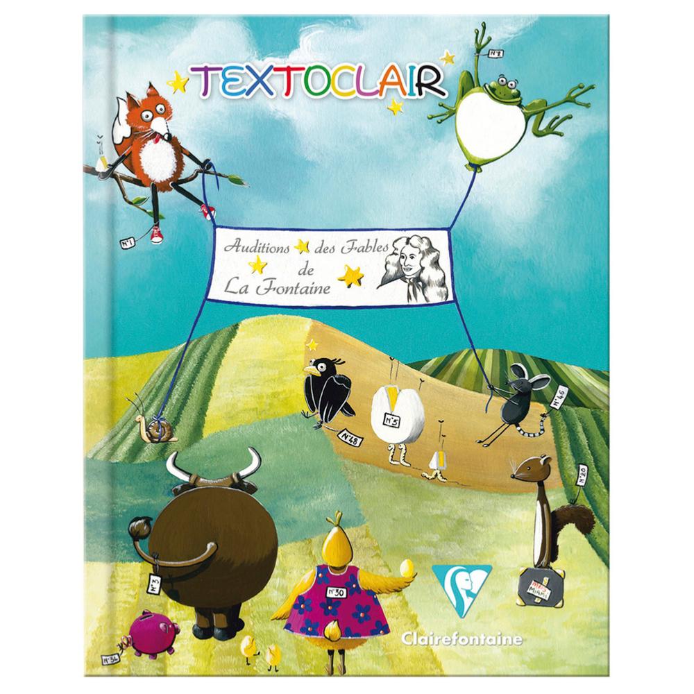 Cahier de Texte Fables de La Fontaine 17x22 cm Broché rigide 168p