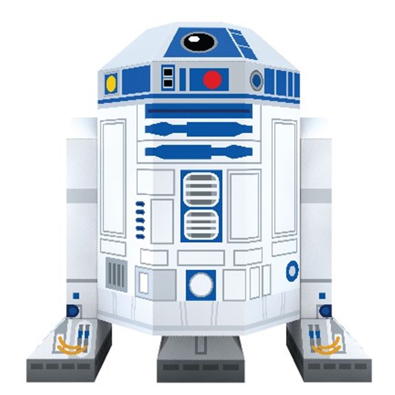 Papertoy à construire R2D2 - Taille XL 30cm - Momot de L'Atelier Chez Soi