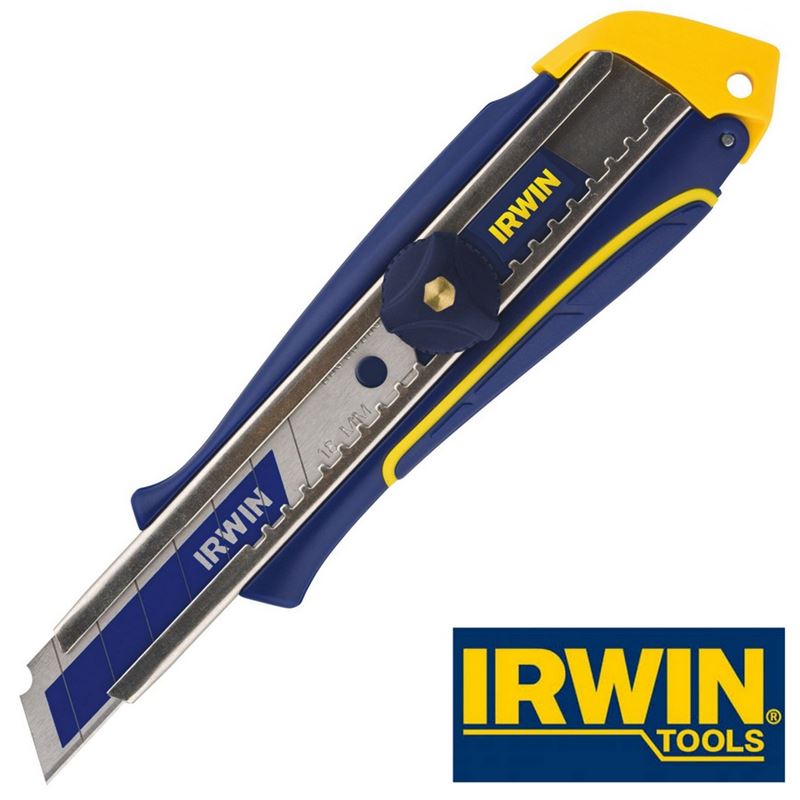Cutter pro Irwin 18 mm à molette et lame bi-métal de L'Atelier Chez Soi