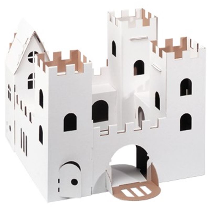 Château fort en carton à décorer - Calafant de L'Atelier Chez Soi