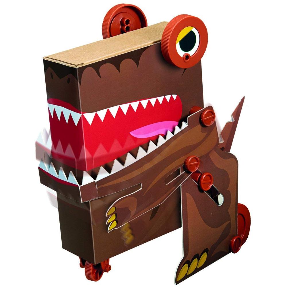 Box Dinosaure motorisé à fabriquer en Recyclant son Emballage 4M Green ...