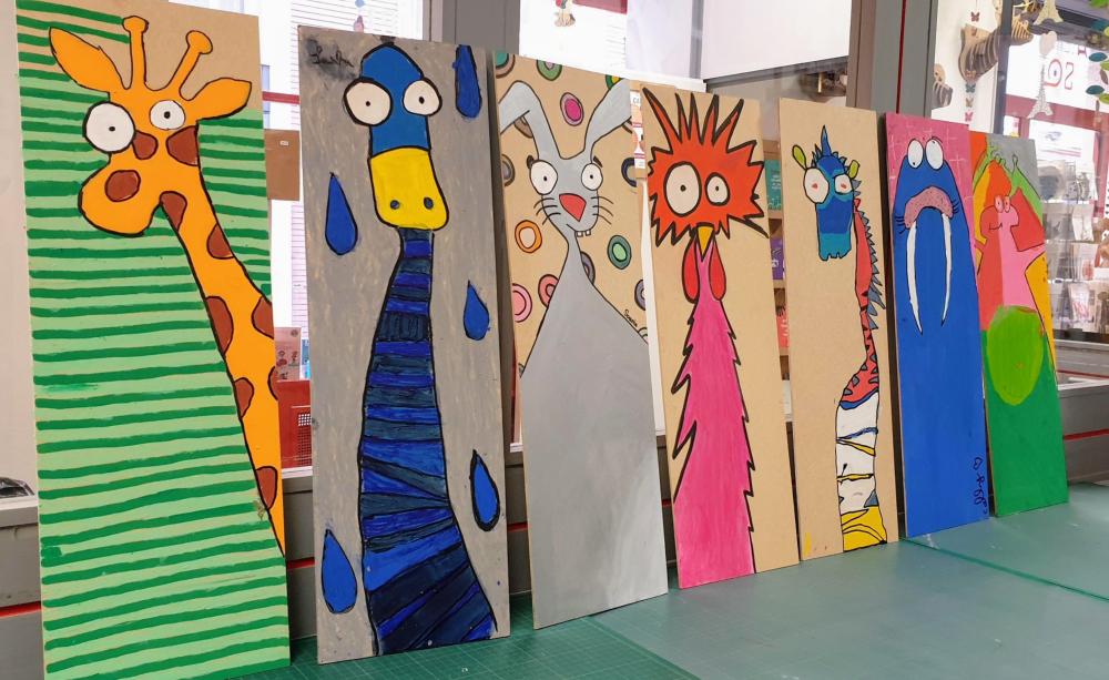 [Photo] Atelier Mon Tableau Rigolo avec Laurence