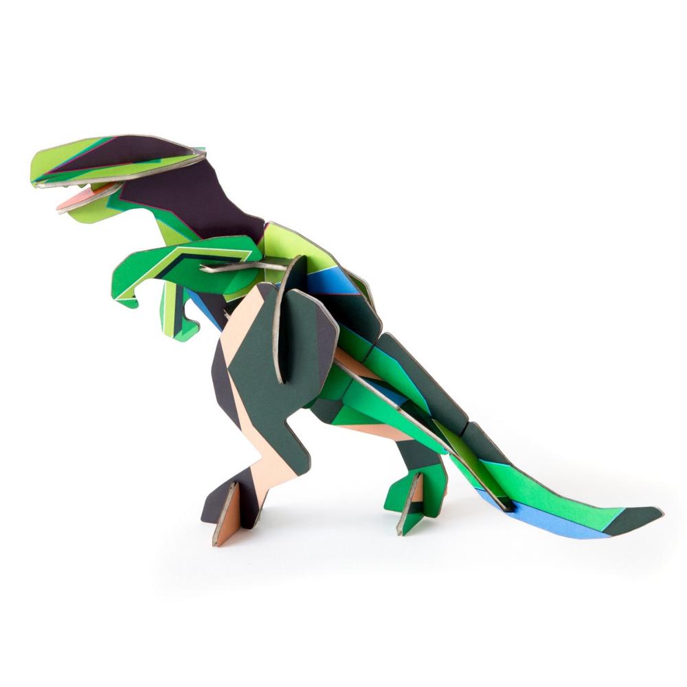 Dinosaure T-Rex en carton à construire H13cm Studioroof