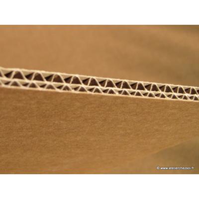 40 Plaques carton ondulé double-cannelure 120x80 cm L'Atelier Chez Soi