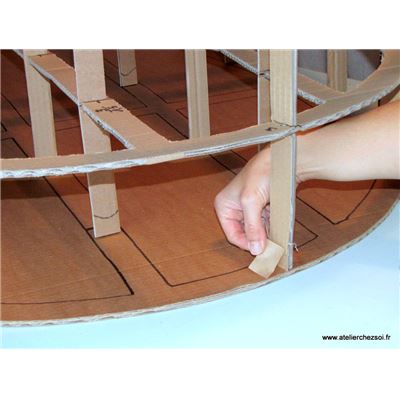 Patron meuble en carton - Commode Heden grande de L'Atelier Chez Soi