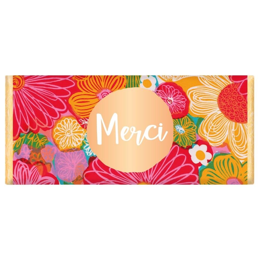 Tablette Chocolat Bio 30g Merci Fleuri Rose