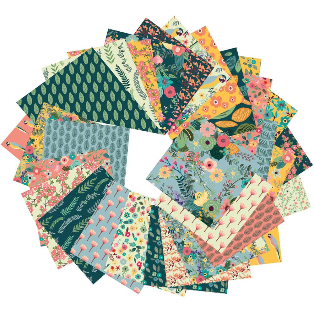 Papier Origami 60 feuilles 15x15cm Motifs Kiribati Clairefontaine
